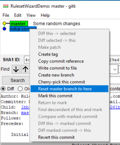 Advanced development and Git integration – Ruleset Wizard